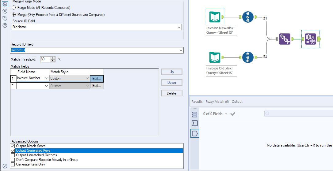 Solved: Fuzzy Match for Finding duplicate Invoice numbers - Alteryx Community