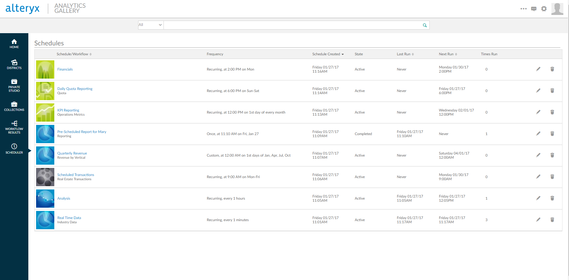 Put it on Autopilot - New Browser-Based Scheduler ... - Alteryx Community