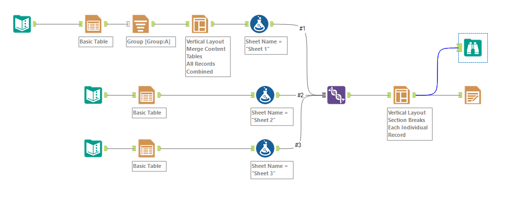 Solved Render Tools Separates A Table In Different Sheets Alteryx Community