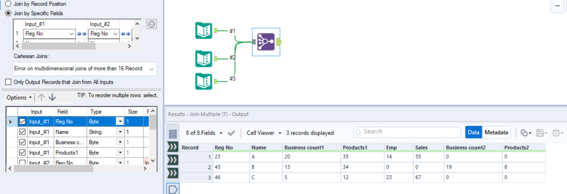 Multiple joins - Alteryx Community