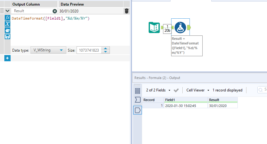 Solved: Convert date time format to date - Alteryx Community
