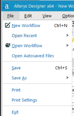 Solved: How do you clear the File>>Open Recent folder so i... - Alteryx Community