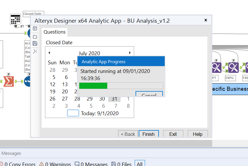 Solved: Adding a Parameter that will change text in a form... - Alteryx Community