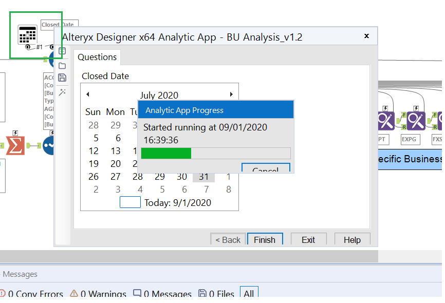 Solved: Adding a Parameter that will change text in a form... - Alteryx Community