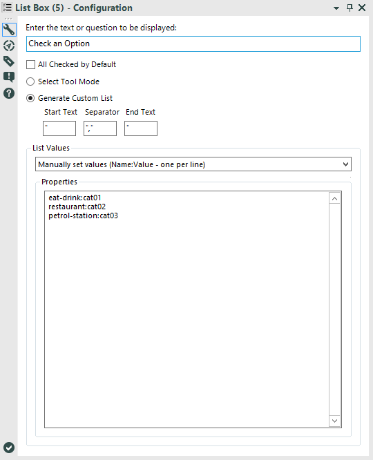 Solved: HJow to use a List Box Tool in the right way - Alteryx Community