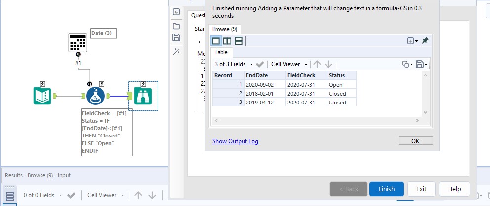 Solved: Adding a Parameter that will change text in a form... - Alteryx Community