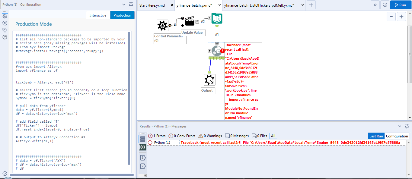 Solved: Yahoo- Web Scraping for Stock Prices - Alteryx Community