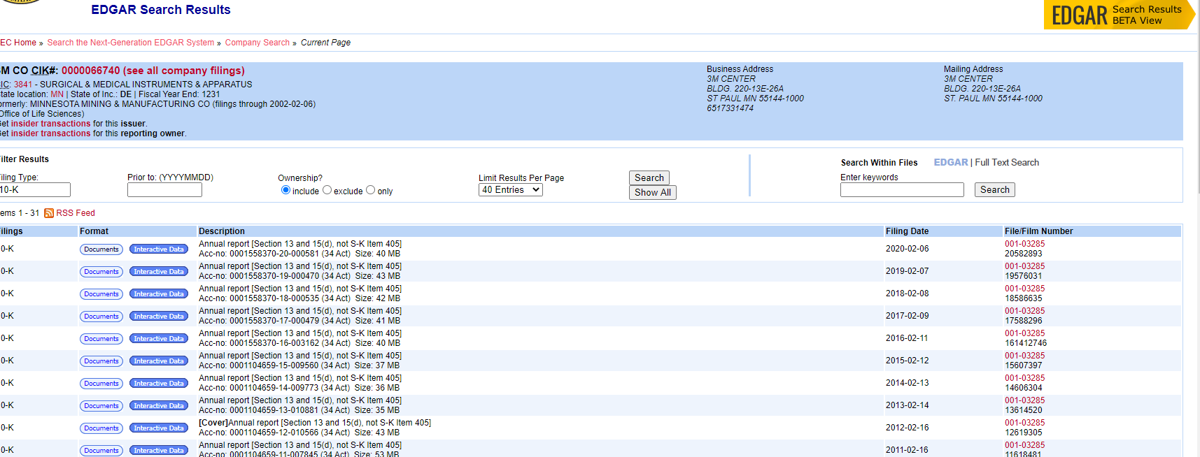 How use SEC Filings and SEC Filings Extraction - Alteryx Community