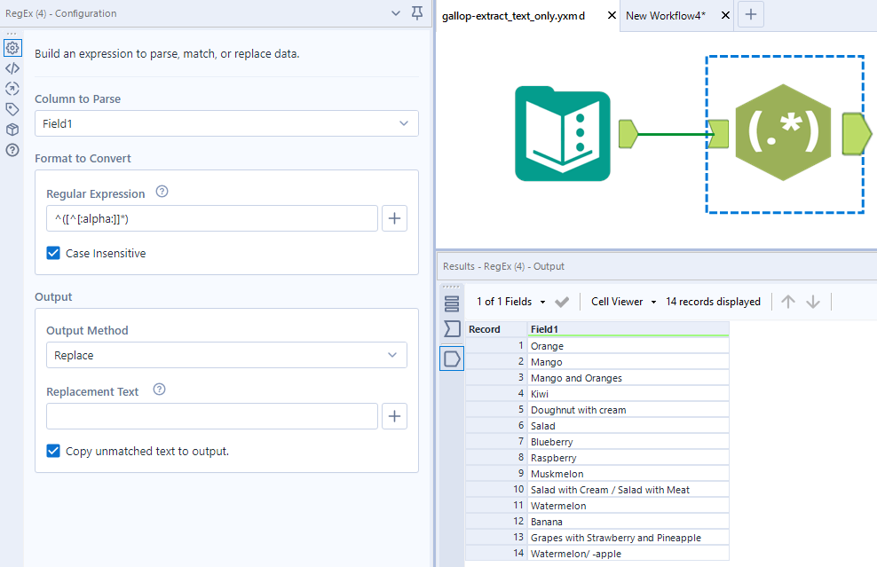Solved: Extract Text only - Alteryx Community