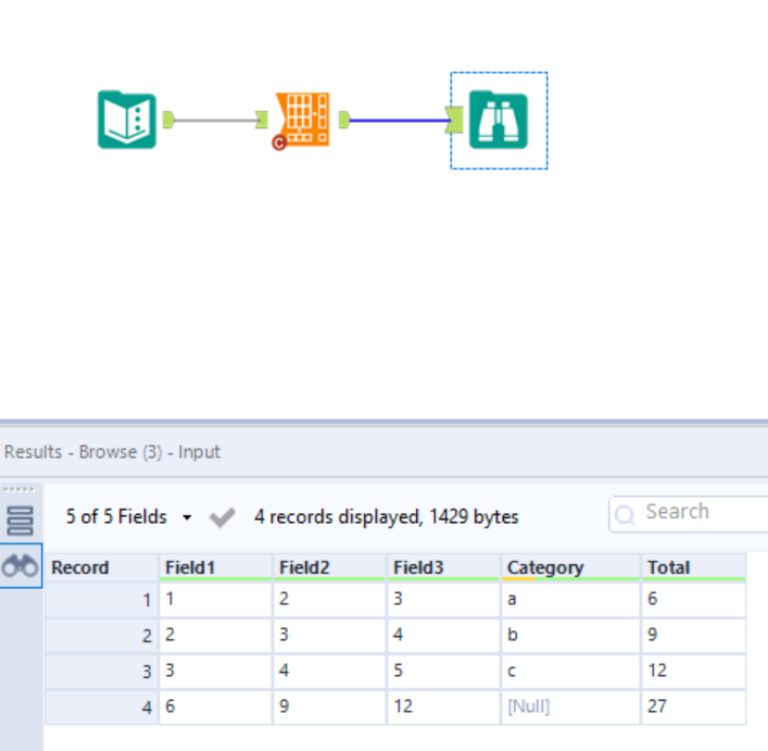 Solved: Crew Macro Add Totals: No field selected for row t... - Alteryx ...