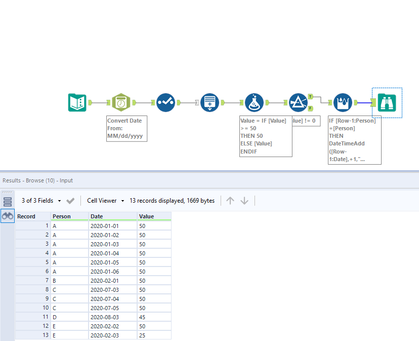 Solved How To Generate Increment Row Based On Value Of An Alteryx Community
