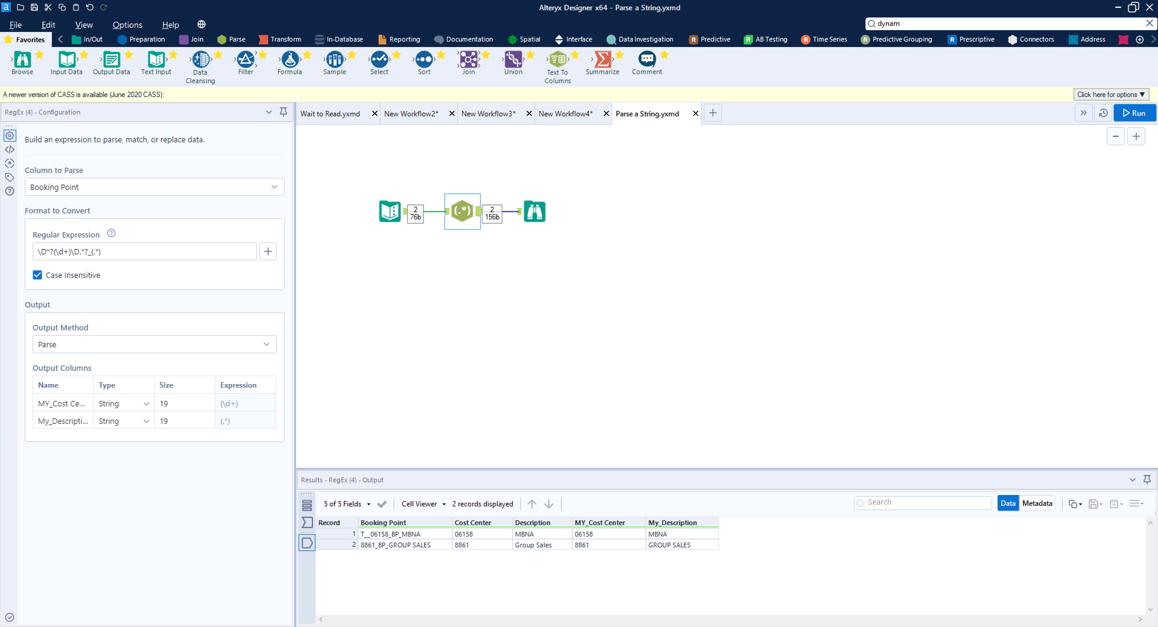 Solved: Parse a string based on numbers/characters - Alteryx Community