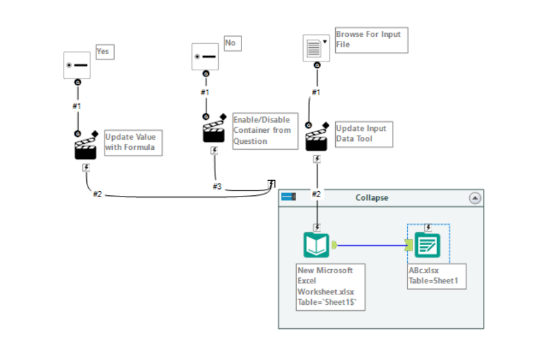 Solved: Analytical App - Radio Button (Collapsing a Contai... - Alteryx Community
