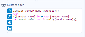 Solved: AND Not in a Single Custom Filter - Alteryx Community