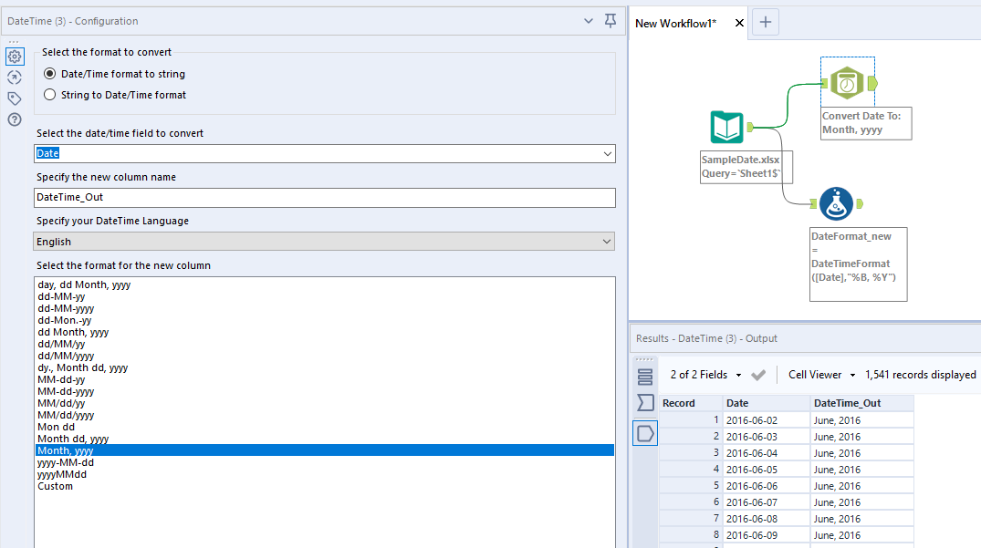 DateTimeFormat - Alteryx Community