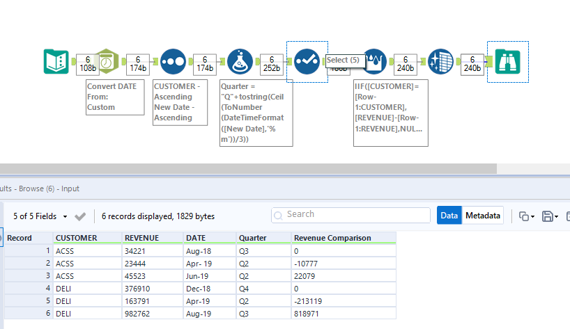 Solved: LAG and grouping - Alteryx Community