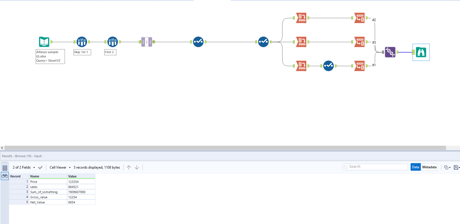 Solved: How to search by cell value and arrange on alteryx - Alteryx ...
