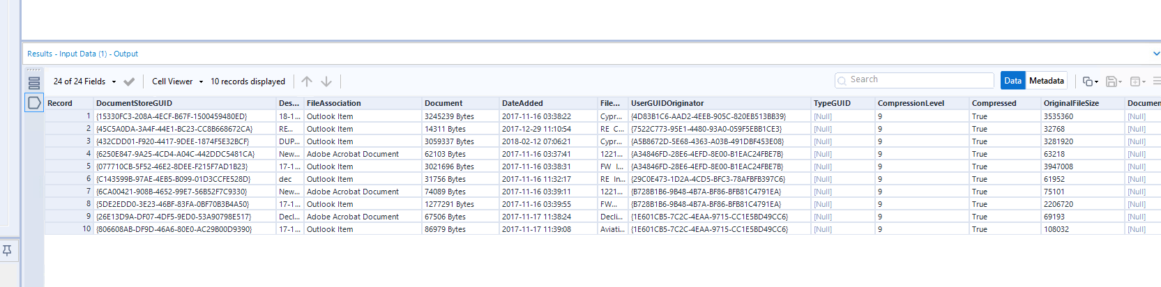 How to read .msg files saved as BLOB/Image file in... - Alteryx Community