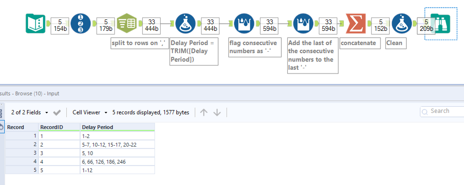 Solved: Sequential number output using dash - Alteryx Community