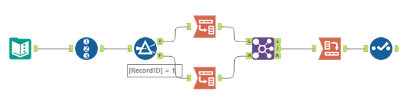 How to make the first row into column headers with... - Alteryx Community