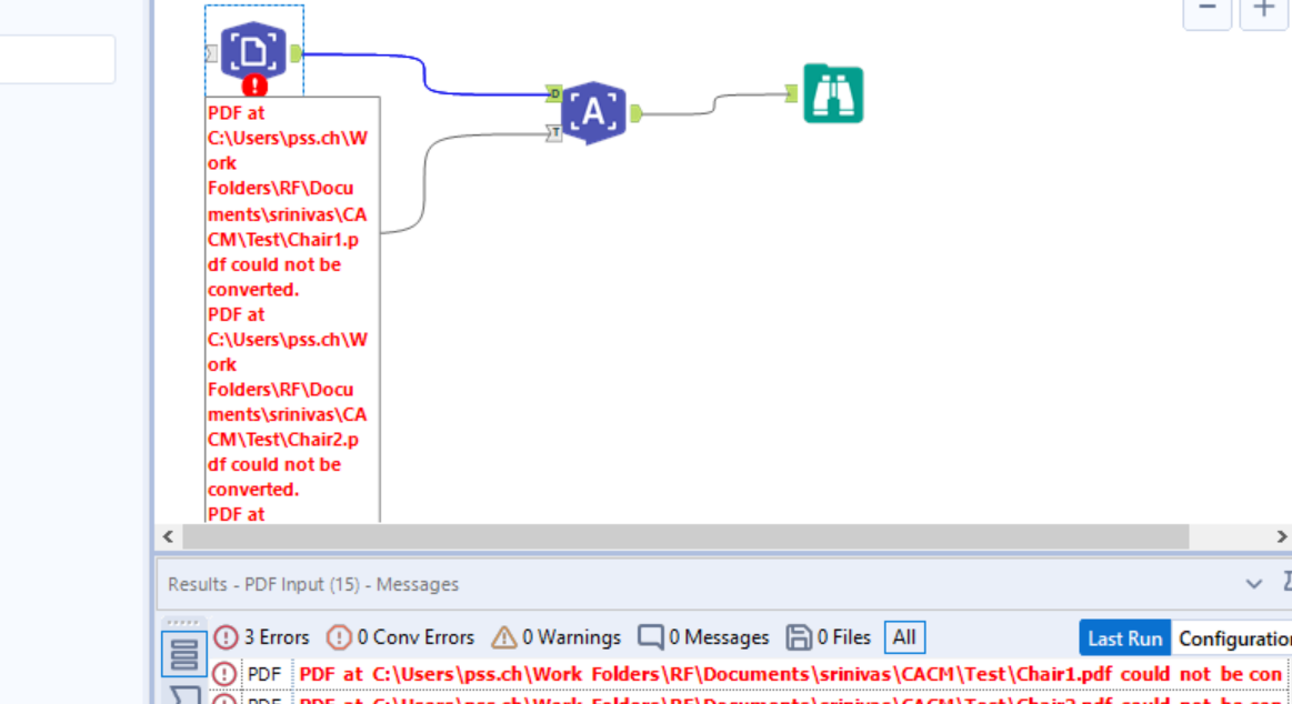 Alteryx Intelligent Suite - Error Pdf to text conv... - Alteryx Community