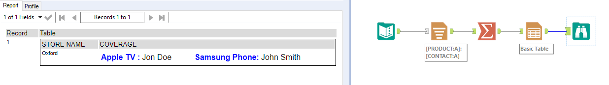 Solved: Concatenate - Report Text Tool - Alteryx Community