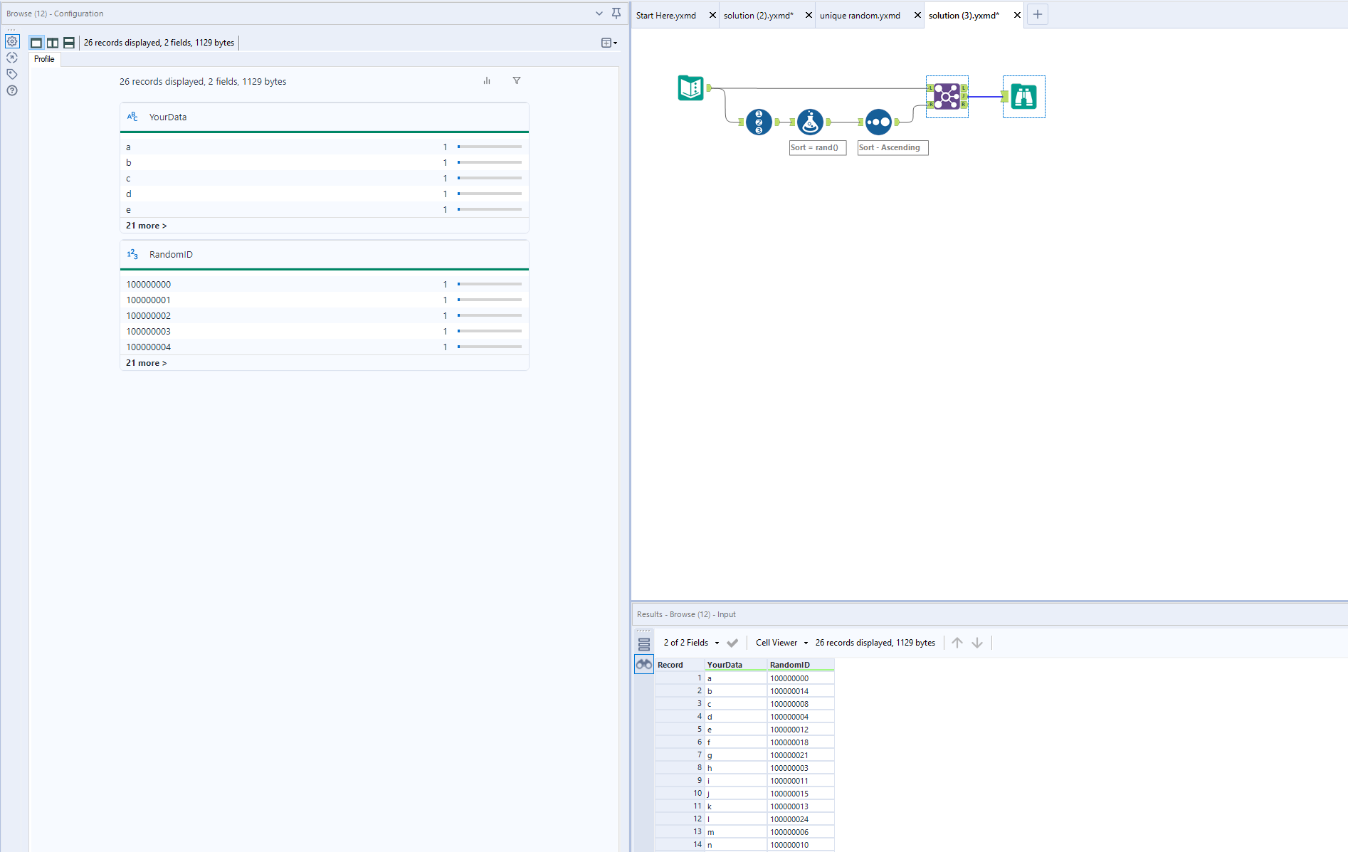 Solved: Use random numbers to anonymize data - Alteryx Community