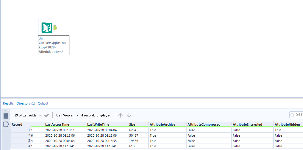 Solved: Extract filename from a file with no data - Alteryx Community