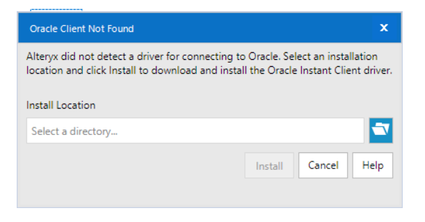 Solved: Unable to resolve Oracle Instant Client Error Issu... - Alteryx Community