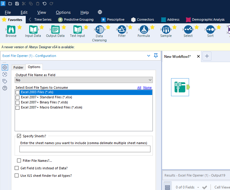 Importing Multiple Same worksheet from multiple Ex... - Alteryx Community