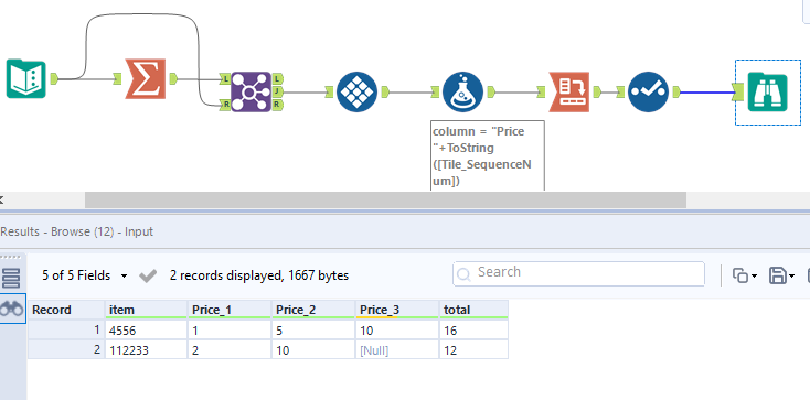 Solved: break rows into columns-cross tab - Alteryx Community