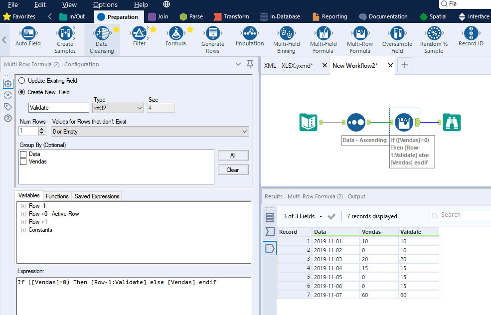 Solucionado: Ferramenta que testa antes de seguir o fluxo - Alteryx ...