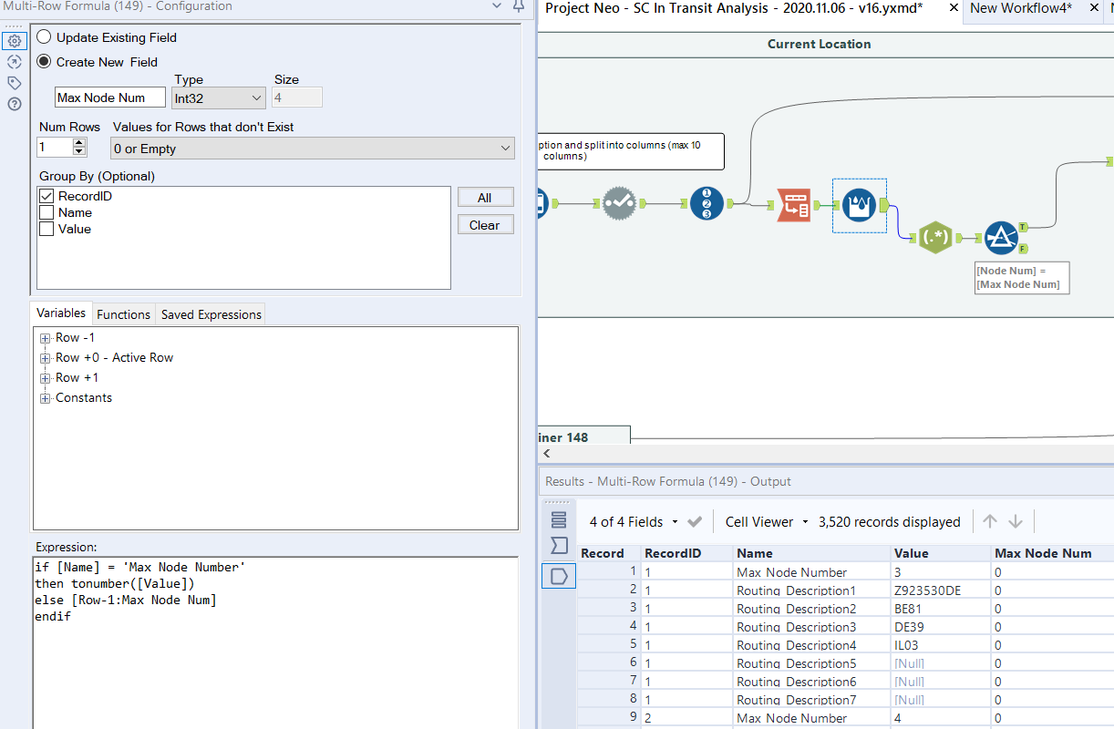 Use Multi Row Formula to Find Current Location of ... - Alteryx Community