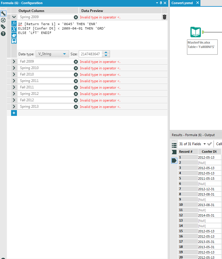 Solved: Create a new field based on a date - Alteryx Community