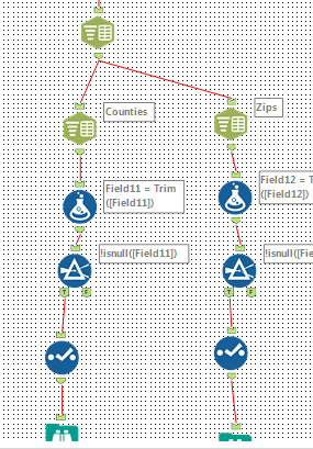 Solved: Need help parsing 1 field containing County names ... - Alteryx Community