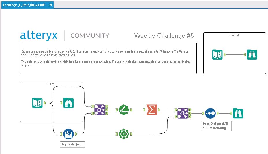 Challenge #6: Spatial Route - Alteryx Community