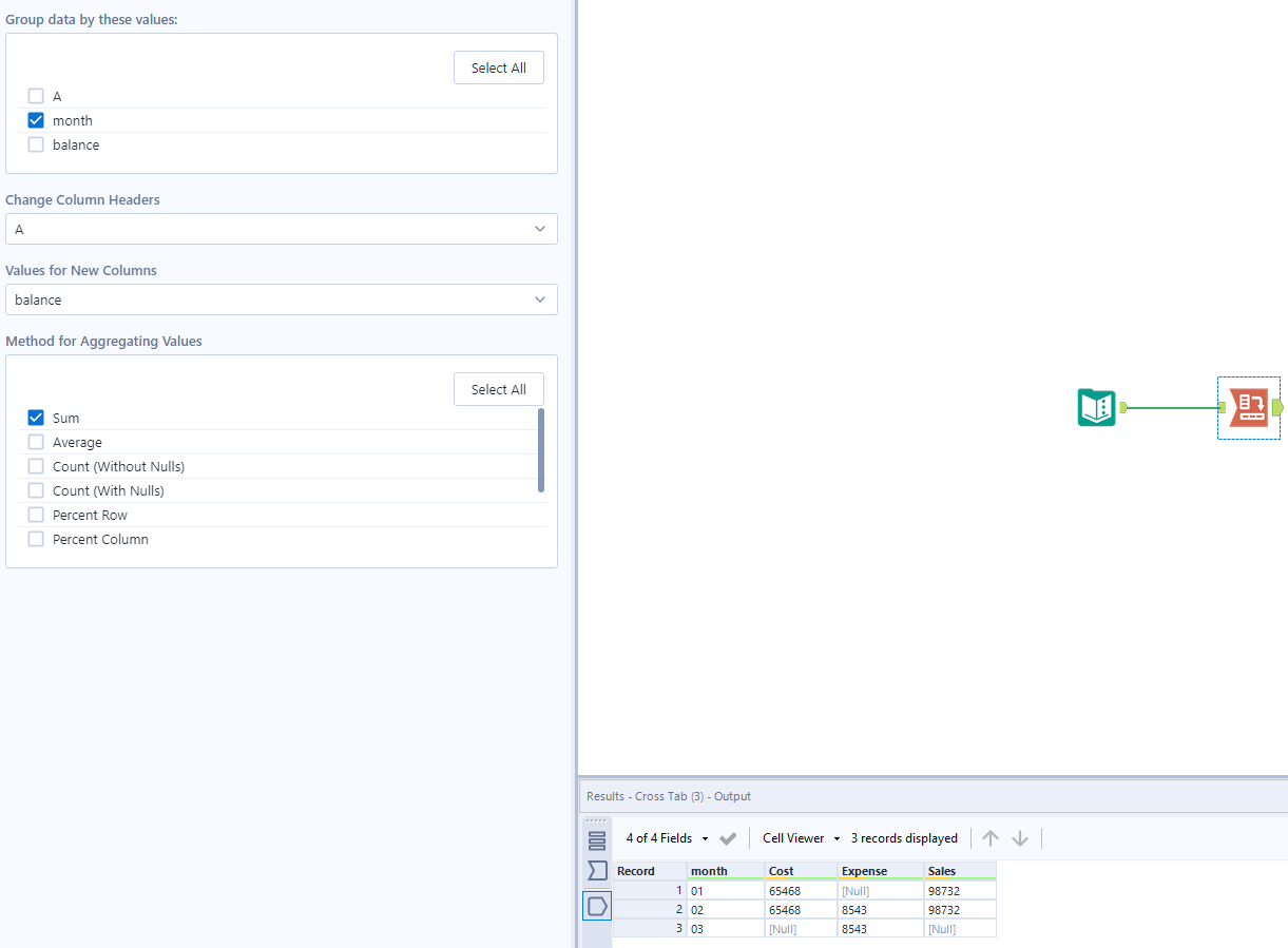 Transpose multiple fields in alteryx - Alteryx Community