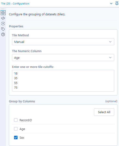 Solved: Tile and Multifield Binning - Alteryx Community