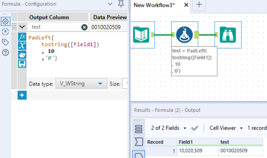 Solved: ADDING ZEROS TO A COLUMN - Alteryx Community