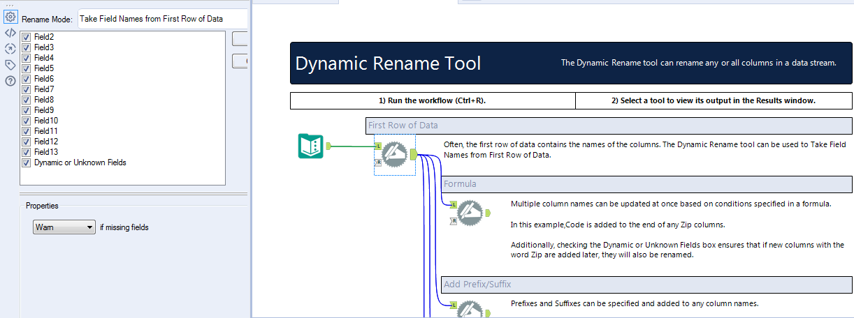 Dynamically select column names - Alteryx Community