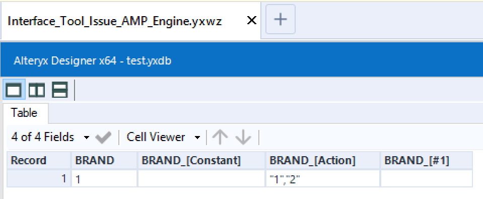 Solved: AMP Engine - Interface Tool is not working as expe... - Alteryx Community
