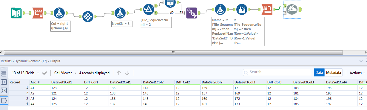 Solved Rearrange Data Columns Alteryx Community