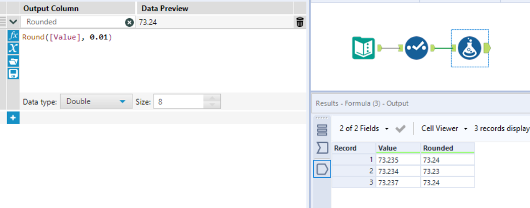 Solved: Rounding Error (to 2DP) - Alteryx Community
