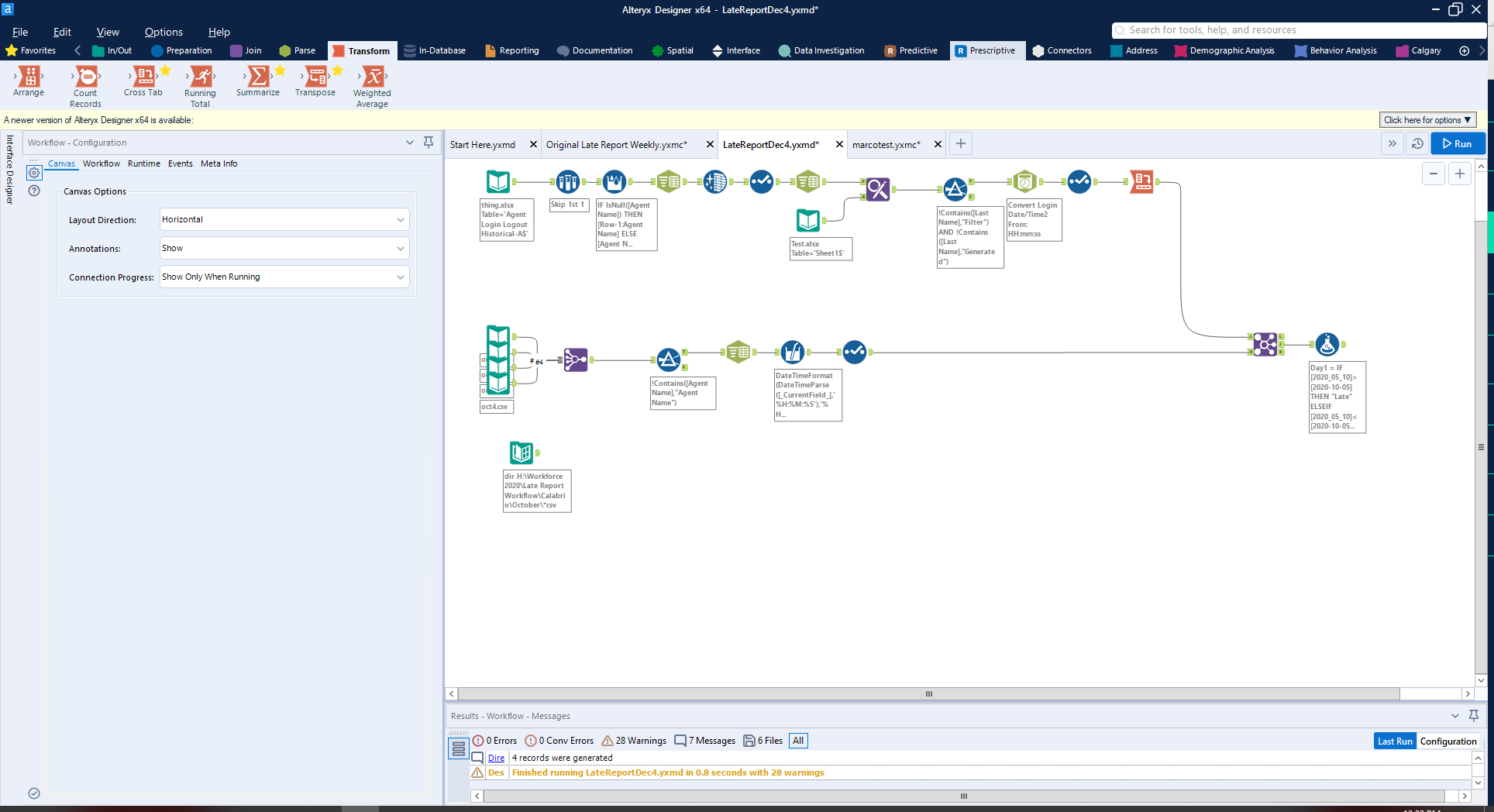 Adding Multiple .csv files to a workflow - Alteryx Community