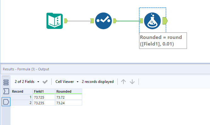 Solved: Rounding Error (to 2DP) - Alteryx Community