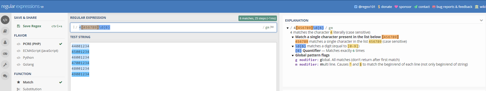 Solved: REGEX - how to Tokenize numbers "starting with" ce... - Alteryx Community