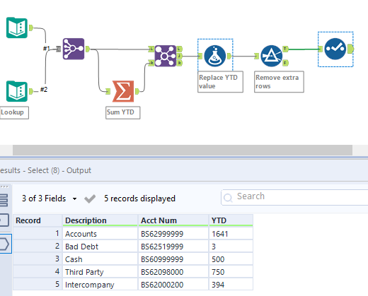 Solved: Sum of two selected rows in a table with multiple ... - Alteryx Community