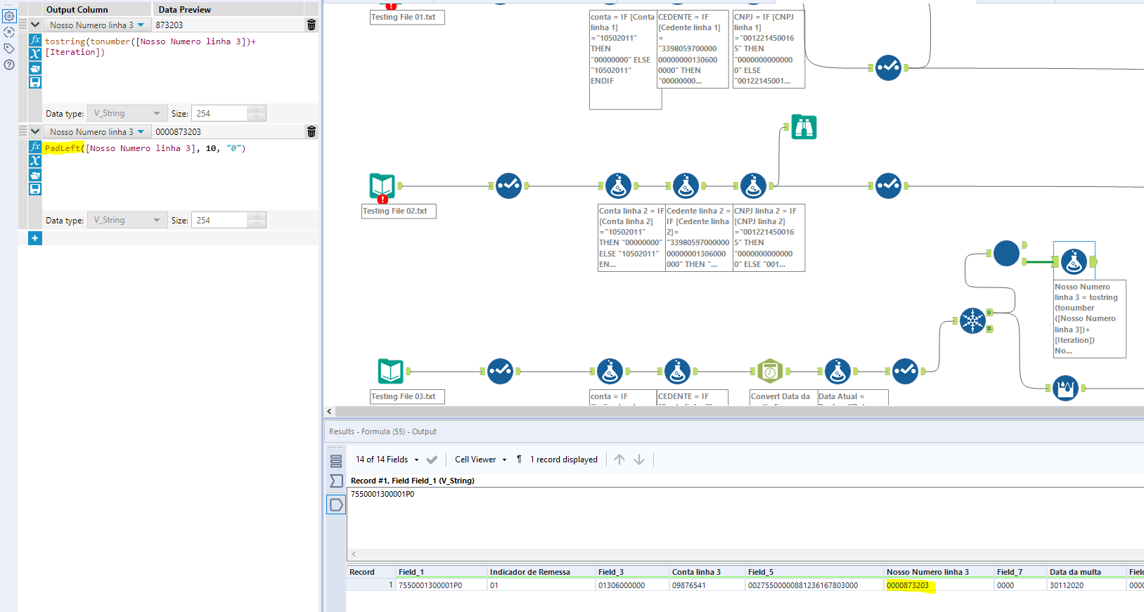 Solved: [MultiField][+1] How to use MultiField to add +1 e... - Alteryx Community