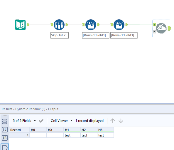 Solved: Headings on different rows - Alteryx Community