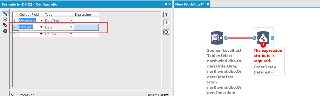 Solved: In-Database datatype change - Alteryx Community
